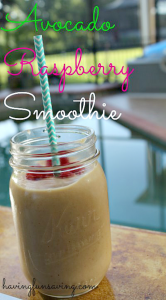 Avocado Raspberry Banana Smoothie | Avocado Smoothies | Smoothies