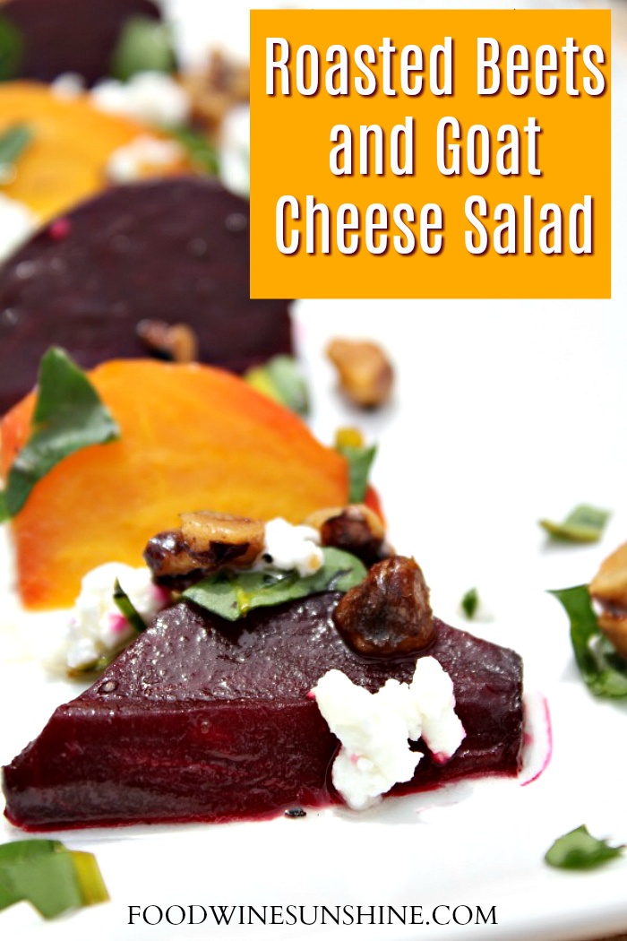 Roasted Beet and Goat Cheese Salad with Toasted Walnuts