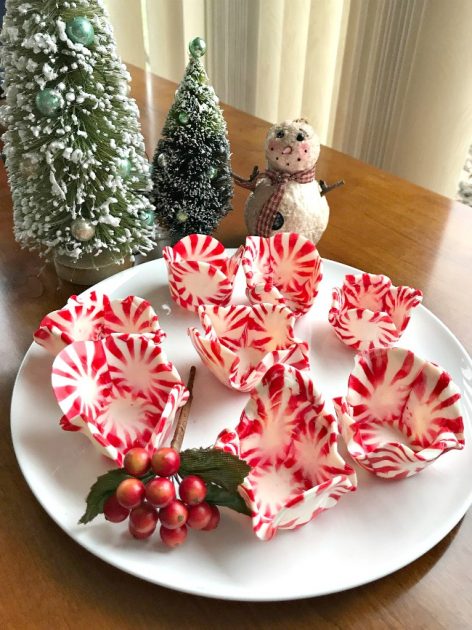 Peppermint Candy Cups | Peppermint Candy Shot Glasses