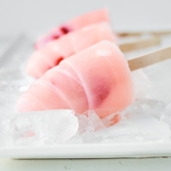 Homemade Strawberry Milk Popsicles | Strawberry Milk