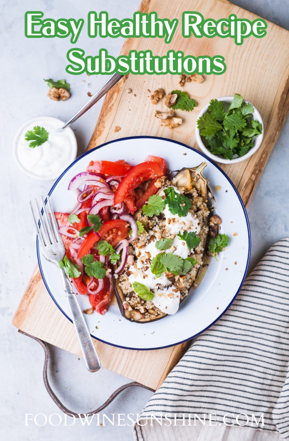 Easy Healthy Recipe Substitutions | Low Fat Substitutions