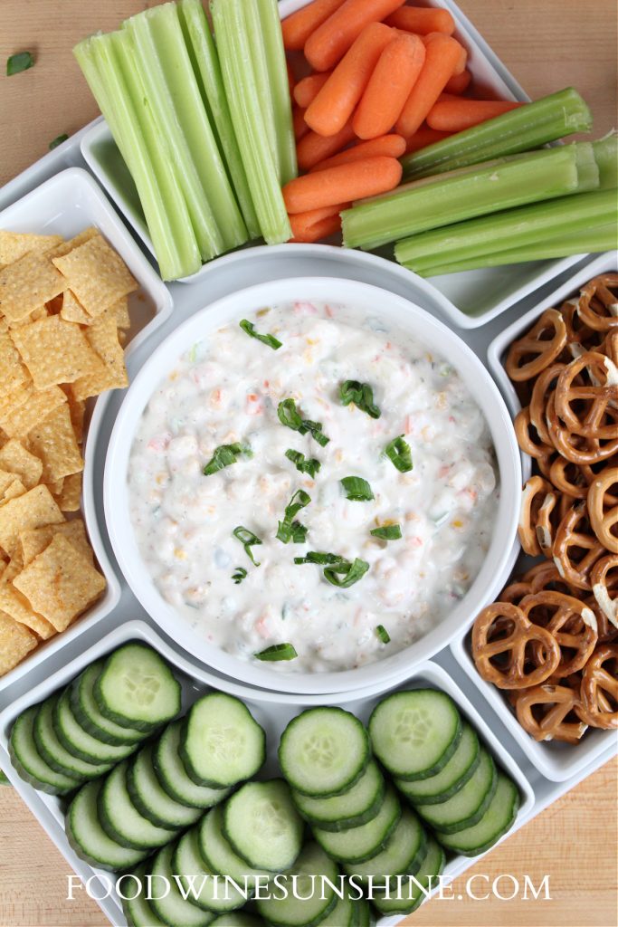 Zero Point Weight Watchers Vegetable Ranch Dip | WW Recipes