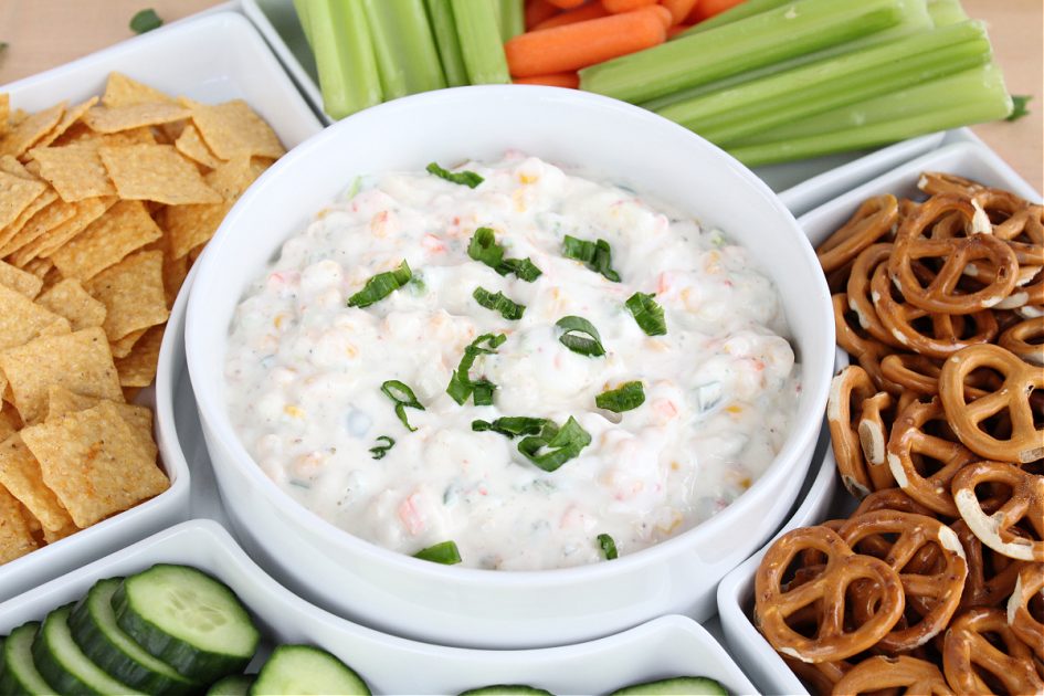 Zero Point Weight Watchers Vegetable Ranch Dip | WW Recipes