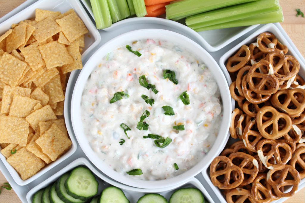 Zero Point Weight Watchers Vegetable Ranch Dip | WW Recipes