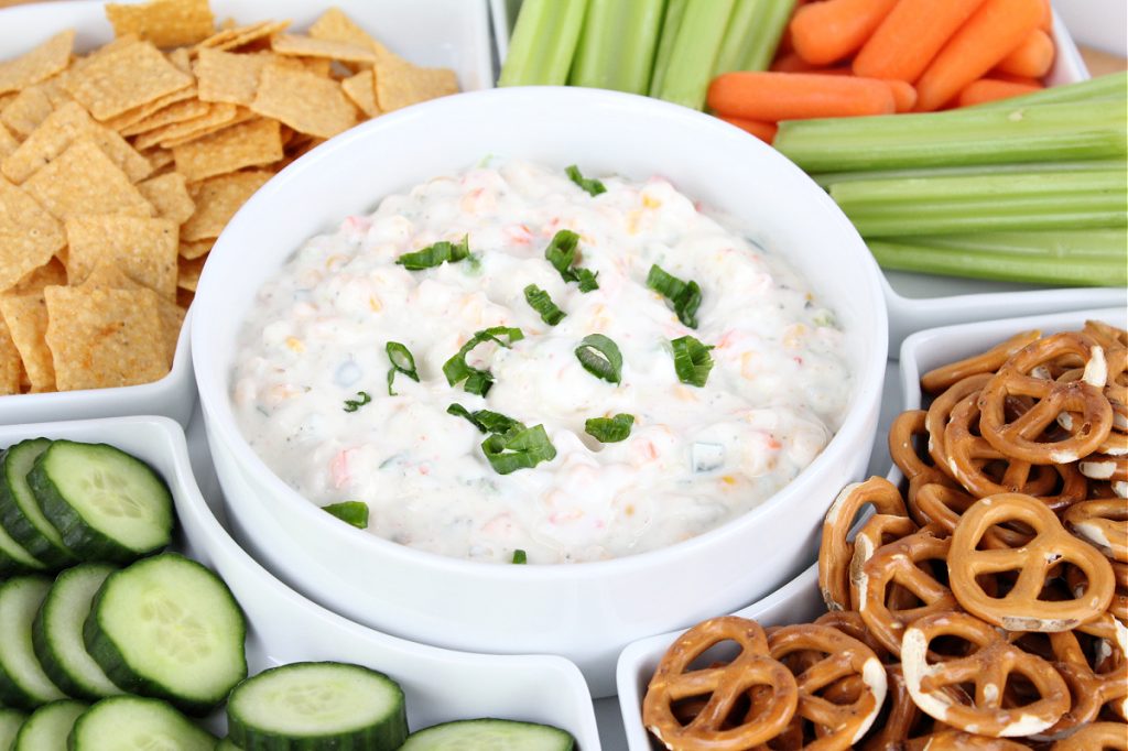 Zero Point Weight Watchers Vegetable Ranch Dip | WW Recipes