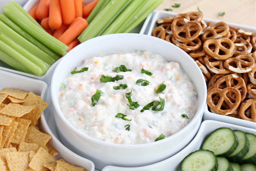 Zero Point Weight Watchers Vegetable Ranch Dip | WW Recipes