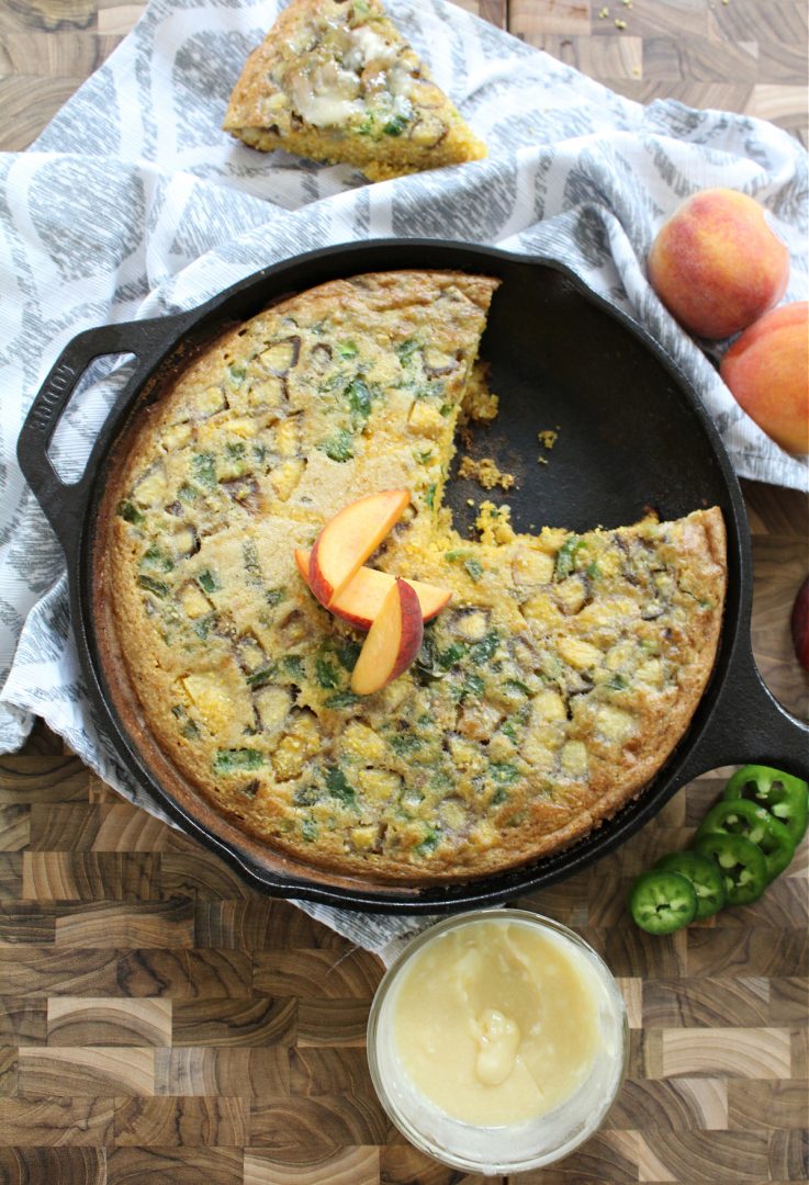 Best Peach Jalapeno Cornbread | Cornbread Recipes | Peach Recipes