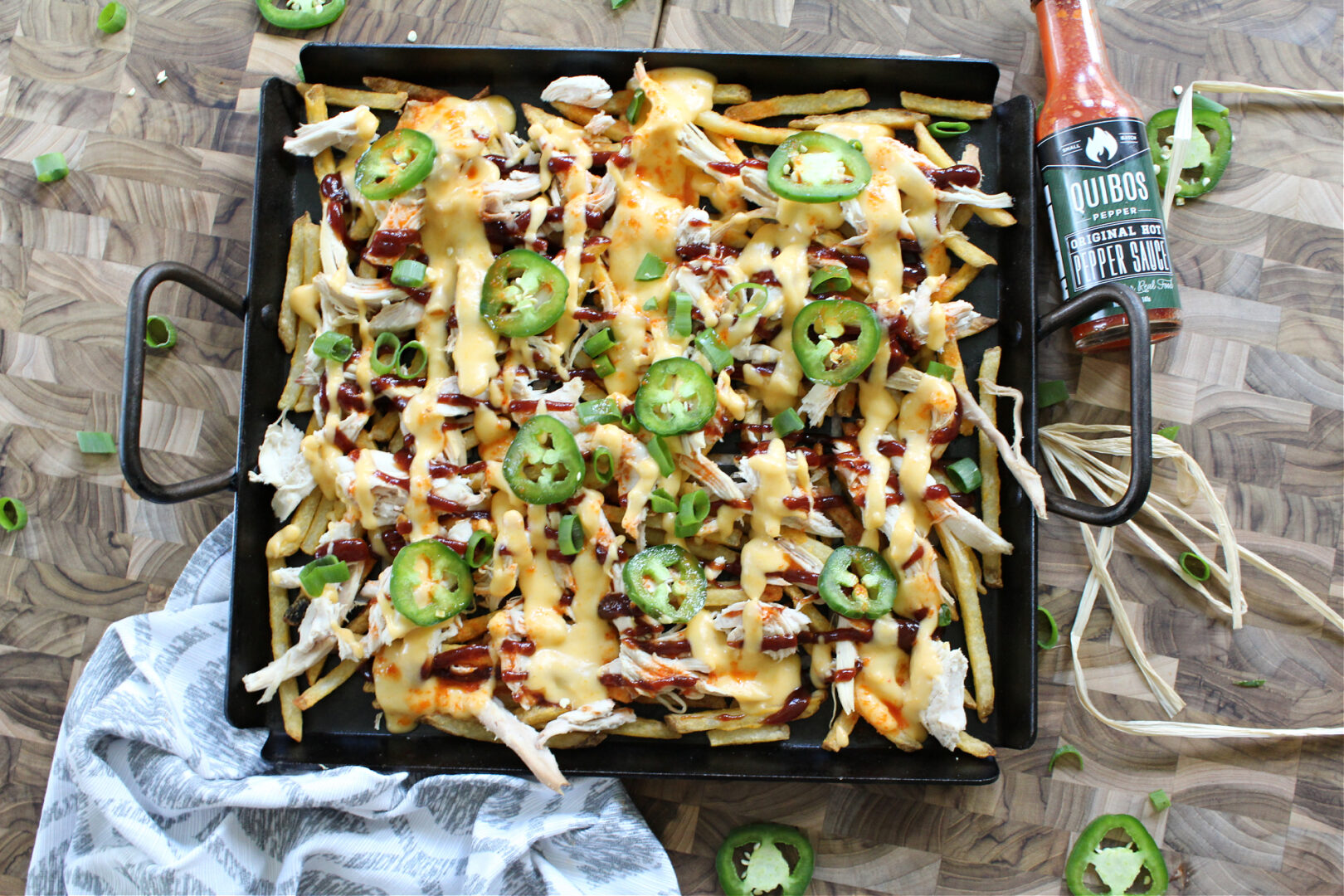 Loaded BBQ Chicken Fries | Food Wine Sunshine