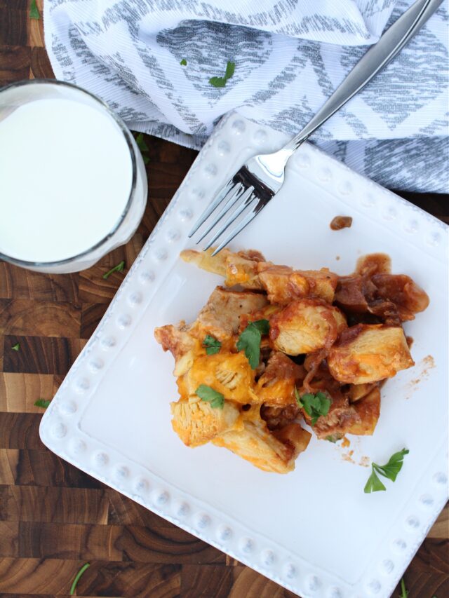 Best BBQ Chicken Bubble Up Bake - Food Wine Sunshine