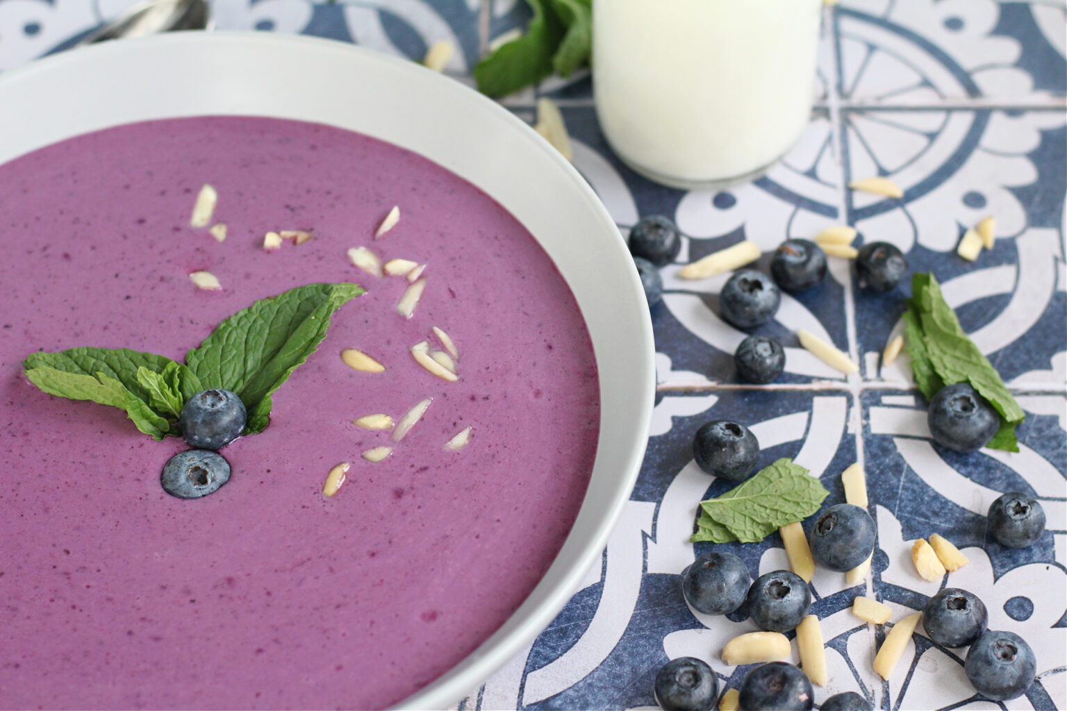Cold Blueberry Soup Recipe | Refreshing Chilled Blueberry Soup
