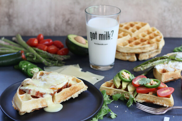 Best Savory Waffle Toppings + Easy Homemade Waffle Recipe