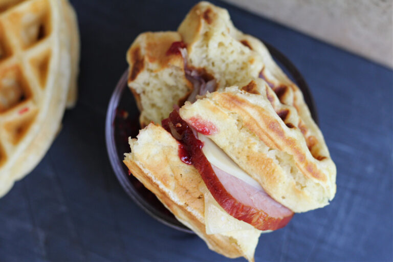 Best Savory Waffle Toppings + Easy Homemade Waffle Recipe