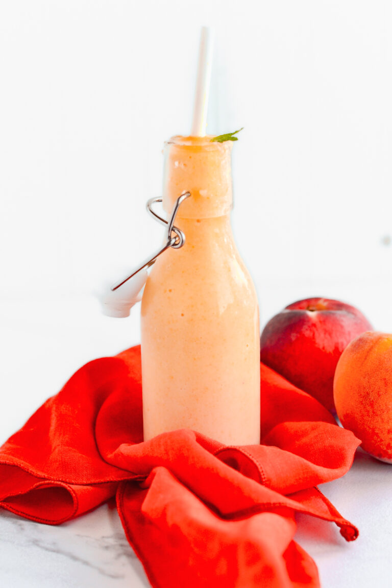 Peach Cucumber Smoothie | Protein Smoothies | Smoothie Recipes