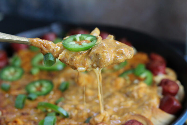 Coney Dog Dip (Chili Cheese Dog Dip) – Game Day Appetizer